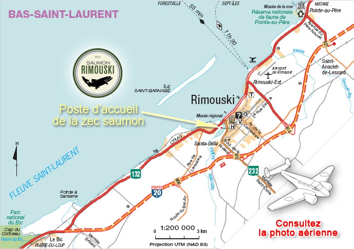 Poste d’accueil – ZEC SAUMON RIMOUSKI